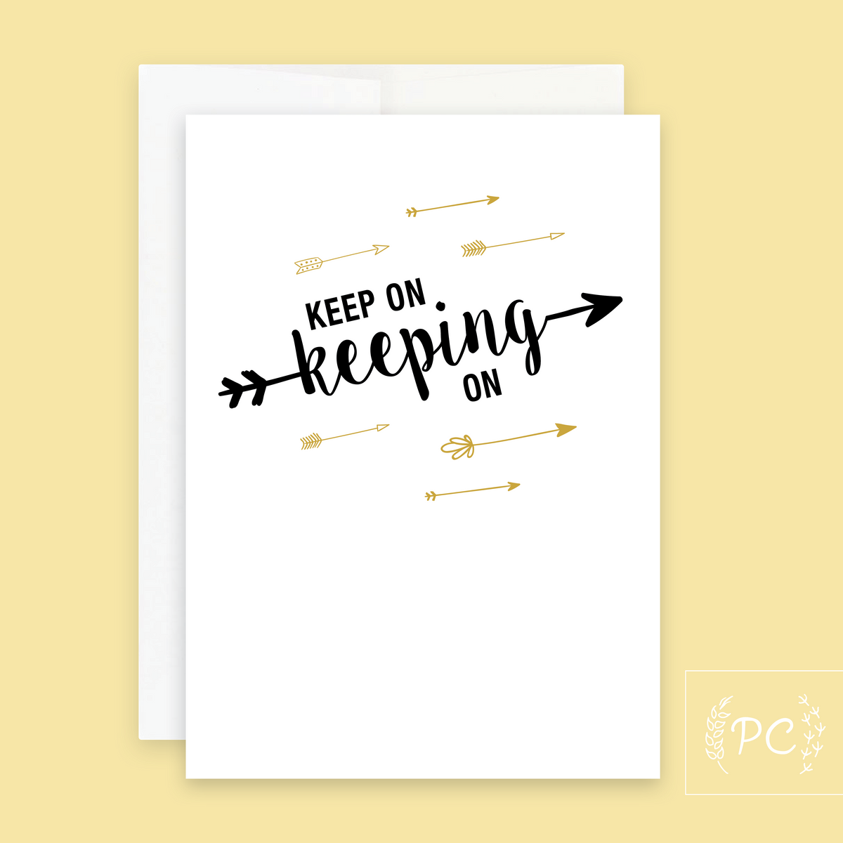 keep on keepin' on | greeting card – Prairie Chick Prints