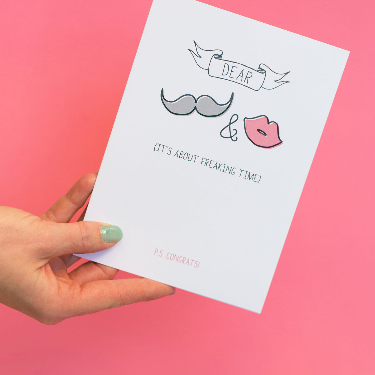 dear mr & mrs | greeting card – Prairie Chick Prints