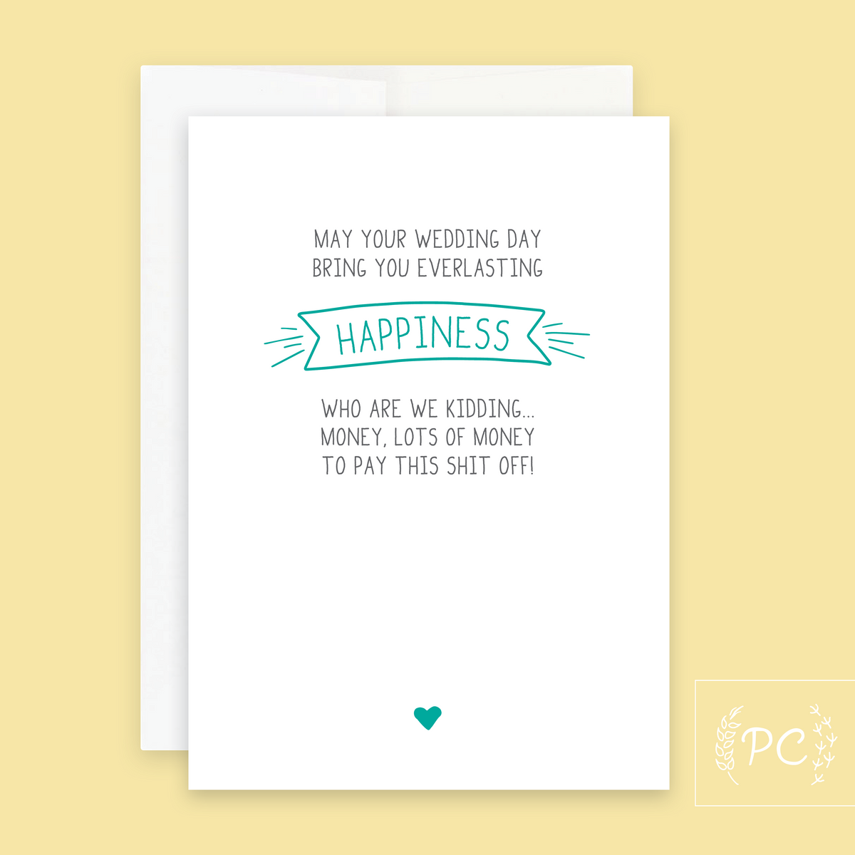 everlasting happiness | greeting card – Prairie Chick Prints