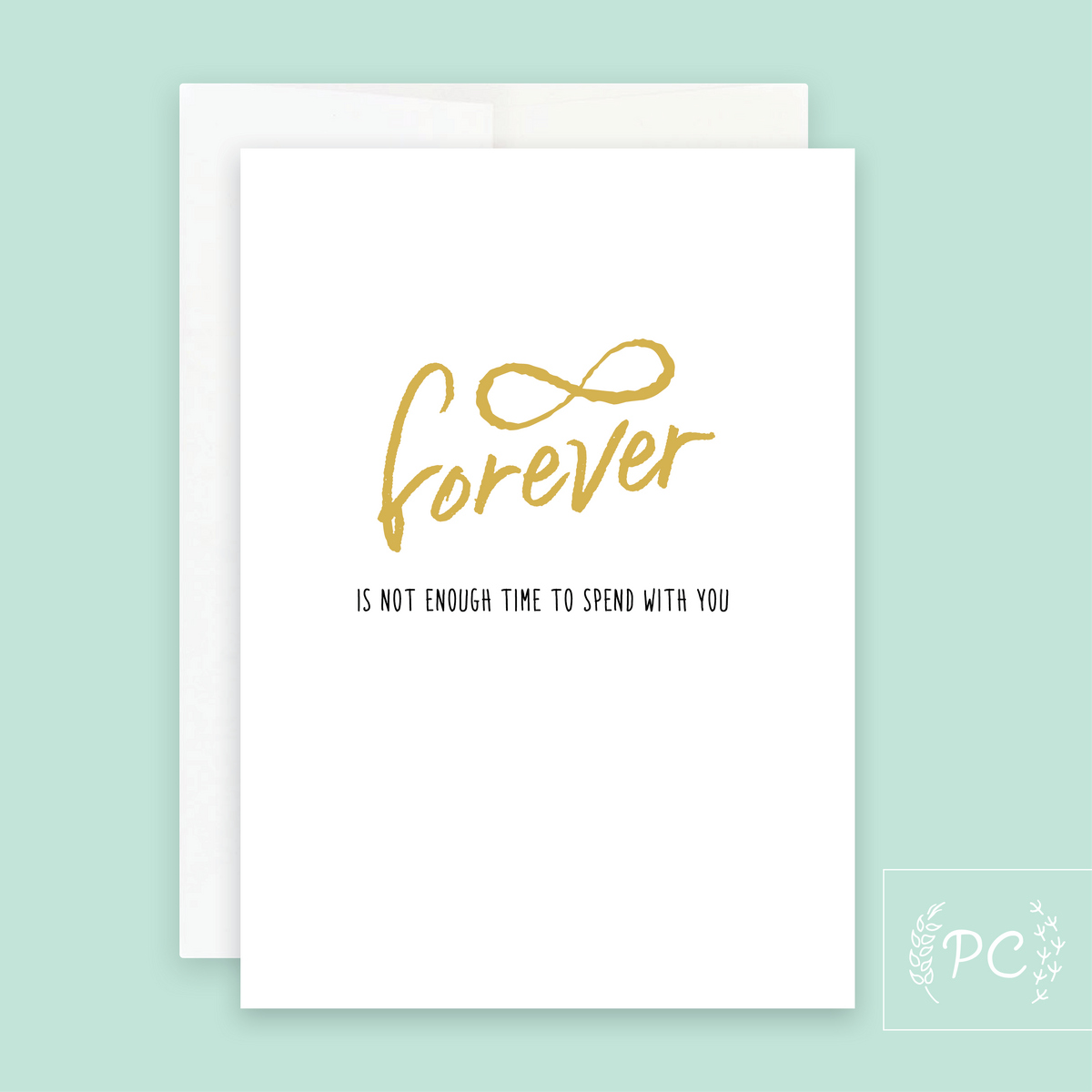 forever | greeting card – Prairie Chick Prints